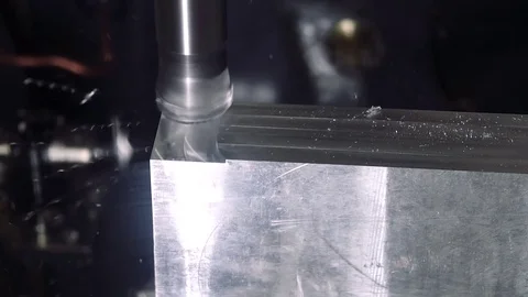 Machining of aluminum parts on an automa... | Stock Video | Pond5