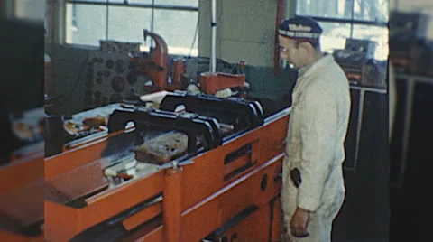 Machinist ENGINE REBUILD Machine Shop MA... | Stock Video | Pond5