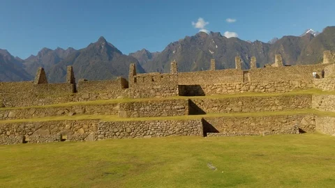 Machu Picchu inca architecture | Stock Video | Pond5