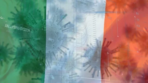 Macro corona virus spreading with irish ... | Stock Video | Pond5