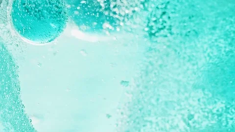macro shot of big blue bubbles floating ... | Stock Video | Pond5