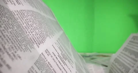 Green Screen Newspaper Stock Videos – Royalty-Free HD & 4K Videos | Pond5