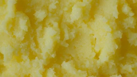 Macro Texture of Traditional Ghee Butter... | Stock Video | Pond5