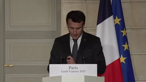 Macron and Kishida stress the importance... | Stock Video | Pond5