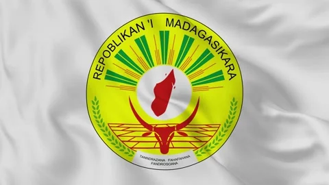 Madagascar national emblem or symbol in ... | Stock Video | Pond5