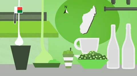 Madagascar - Vector Menu - Restaurant - ... | Stock Video | Pond5