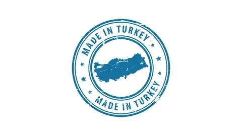 Made in Turkey - Stamp. Signed Stamped T... | Stock Video | Pond5