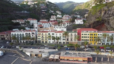Madeira, Portugal - June 2023. Top view ... | Stock Video | Pond5