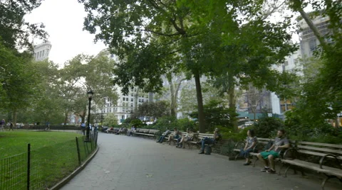 Madison Square Park Stock Video Footage | Royalty Free Madison Square ...