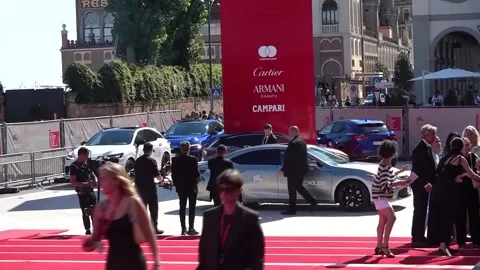 Mads Mikkelsen and Carl Jacobsen hit the... | Stock Video | Pond5