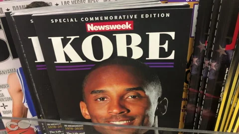 Magazine with Kobe Bryant on Cover, Spec... | Stock Video | Pond5