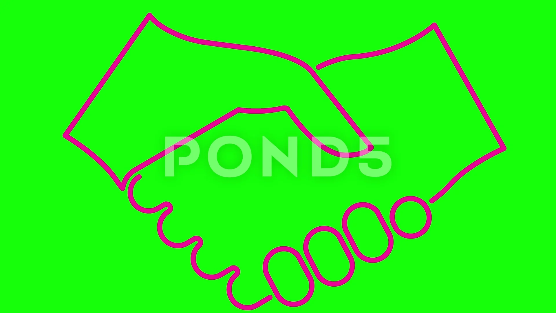 Handshake Icon Green