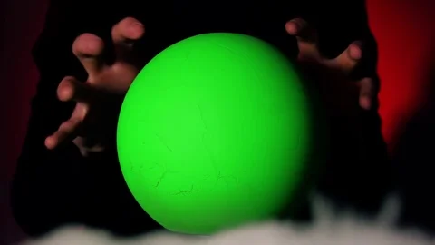 Crystal Ball Green Screen Stock Footage ~ Royalty Free Stock Videos | Pond5