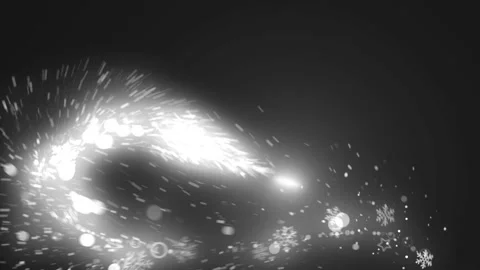 Magic Christmas Winter Frost Trail Trans... | Stock Video | Pond5