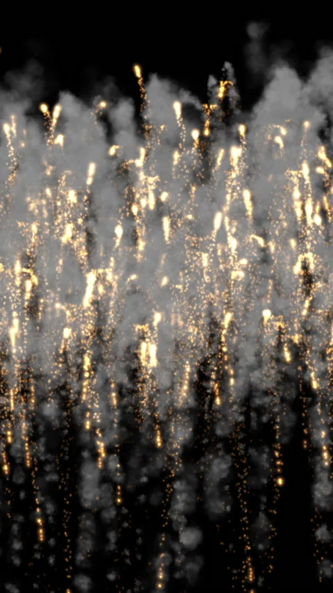 Magic Fireworks with particles and spark... | Stock Video | Pond5