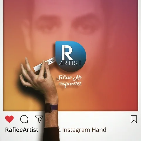 Magic Instagram Hand Logo Reveal ~ After Effects #118578803