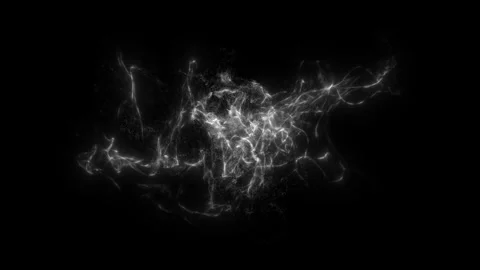 Magic particles or smoke in alpha backgr... | Stock Video | Pond5