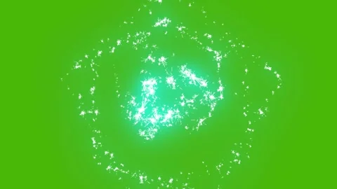 Magic Sparks Transitions pack on green s... | Stock Video | Pond5
