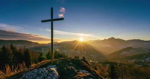 Christian Cross Sunrise Stock Videos – Royalty-Free HD & 4K Videos | Pond5