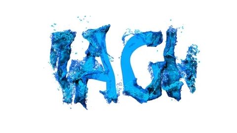 magic. vivid animation of words on an is... | Stock Video | Pond5
