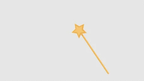 Magic wand. Animation of the magic of wi... | Stock Video | Pond5