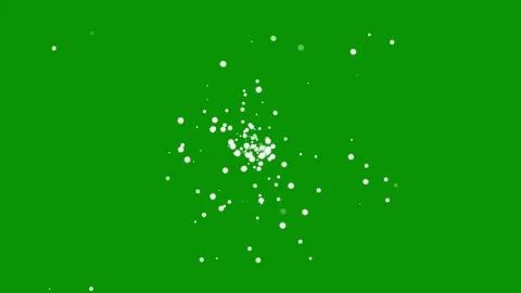 Magic white particles green screen motio... | Stock Video | Pond5