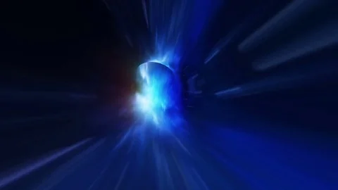Magic wormhole - a twist in outer space ... | Stock Video | Pond5