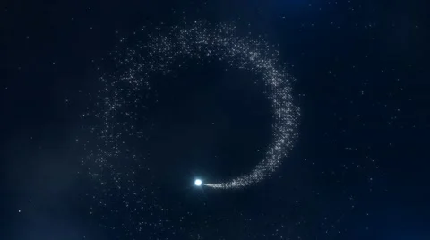 magical fairy dust light particles blue ... | Stock Video | Pond5