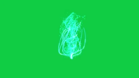 Fire Embers Green Screen