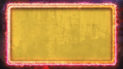 magical frame with fire 1 | Stock Video | Pond5