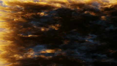Magical sky with clouds, 3d animation | Stock Video | Pond5