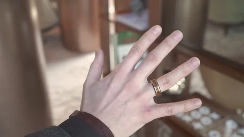 Magician showing trick with ring, hands ... | Stock Video | Pond5