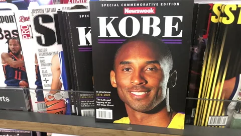 Magizine with Kobe Bryant on Cover, Spec... | Stock Video | Pond5
