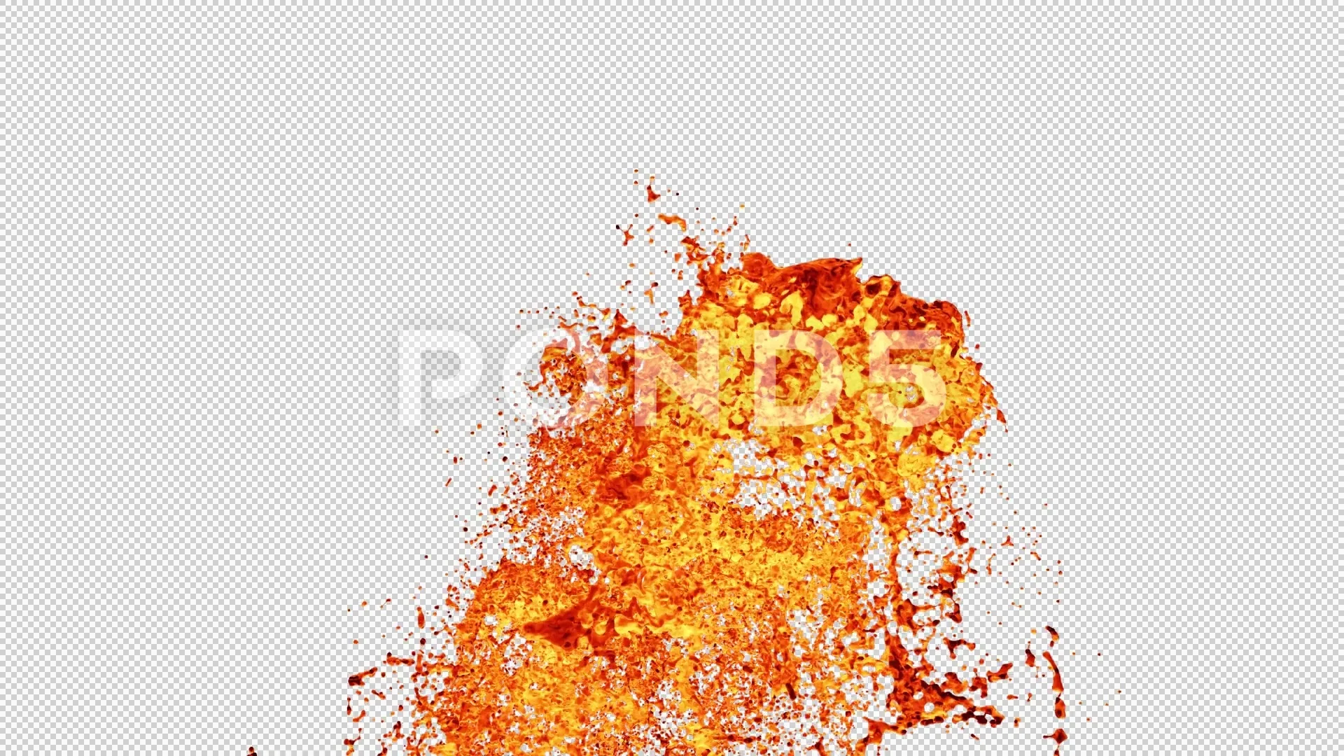 Fire Explosion Transparent