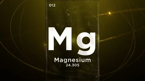 Magnesium (Mg) symbol chemical element o... | Stock Video | Pond5