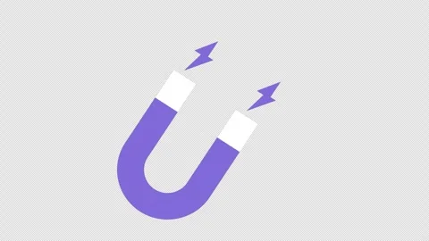 magnet with lightning coming out of it i... | Stock Video | Pond5