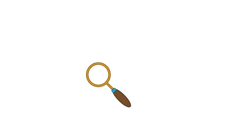 Magnifying glass Animated Icon. 4k Anima... | Stock Video | Pond5