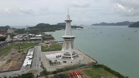 Maha Tower offers magnificent views over... | Stock Video | Pond5