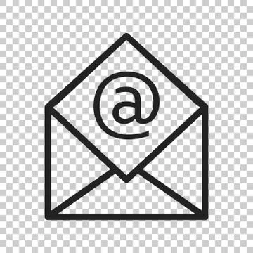 White Email Icon Transparent
