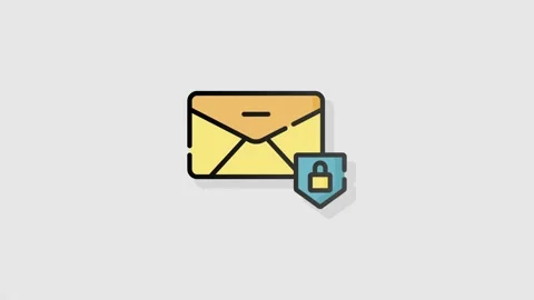 Mail icon animation alpha | Stock Video | Pond5