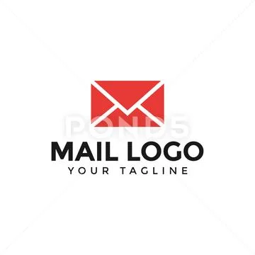 Mail, Message, Envelope, Email Logo Design Template ~ Clip Art #118764291