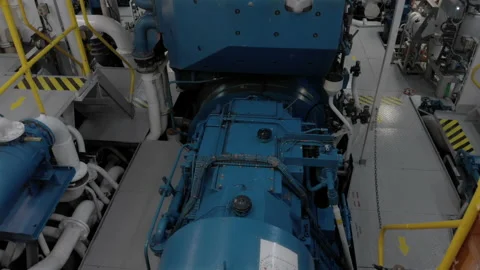 Main Engine From Ship Stock Video Footage | Royalty Free Main Engine ...