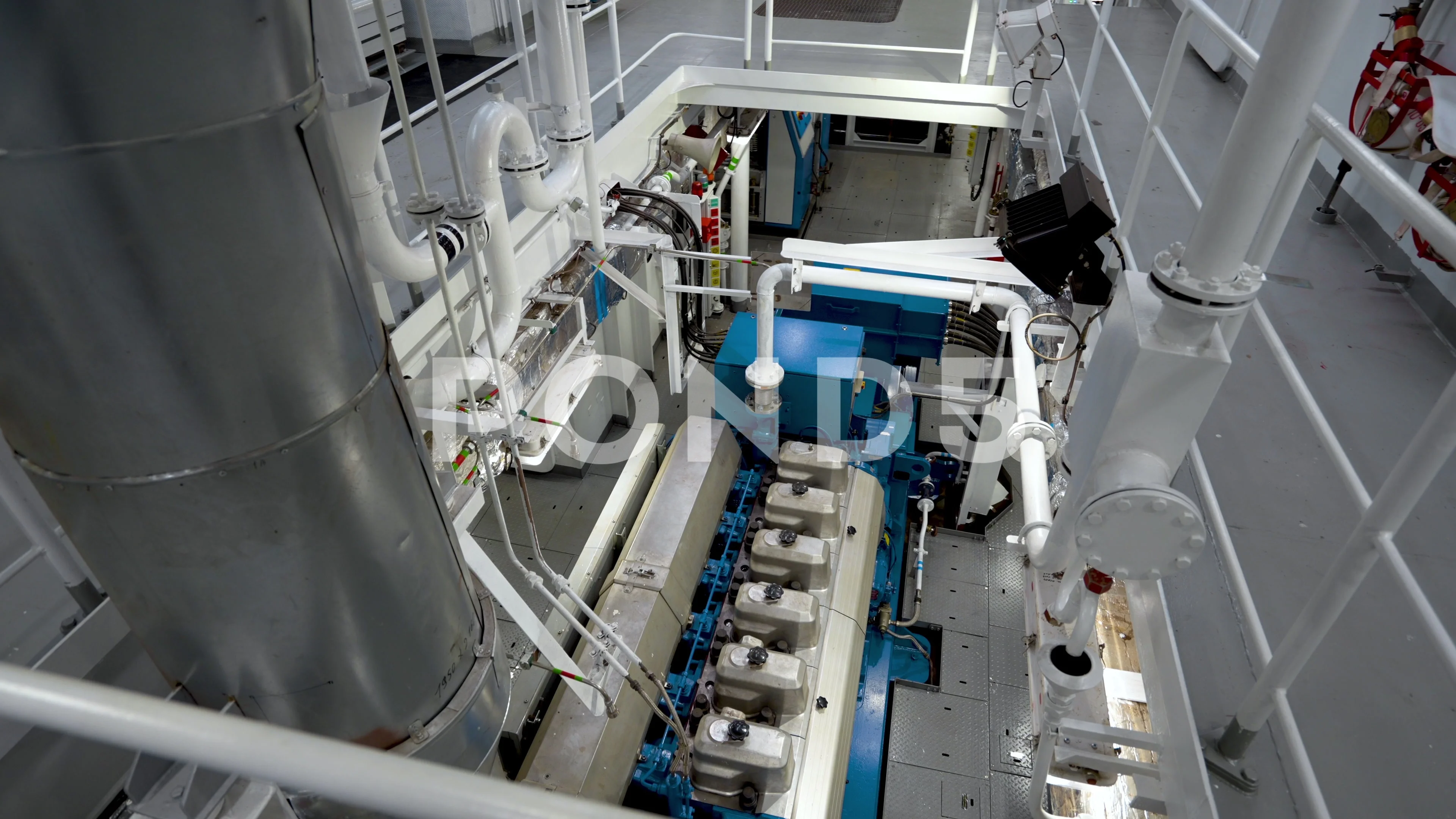 Inside Cruise Ship Engine Room