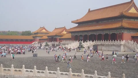 Main Gate of Forbidden City in Beijing, ... | Stock Video | Pond5