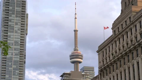 Main Pod And Broadcast Antennas Of Famou... | Stock Video | Pond5