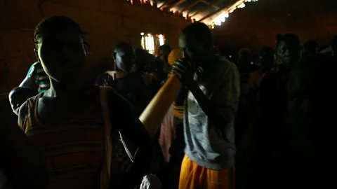 Majang Tribe Celebrating A Catholic Sund... | Stock Video | Pond5
