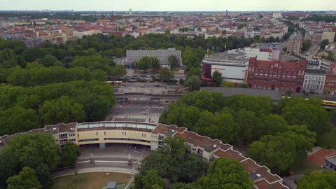 Majestic aerial top view flight Ghetto B... | Stock Video | Pond5