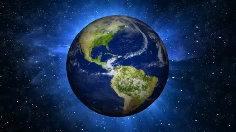 Majestic Earth View From Space | Stock Video | Pond5