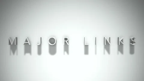 major links 3D title animation with shad... | Stock Video | Pond5