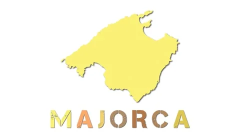 Map majorca island